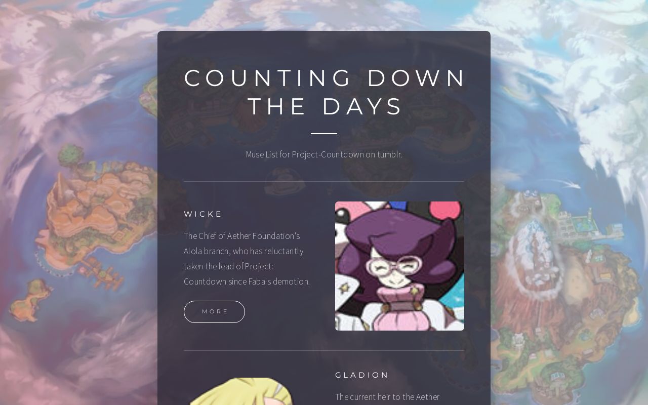 Project: Countdown Muses